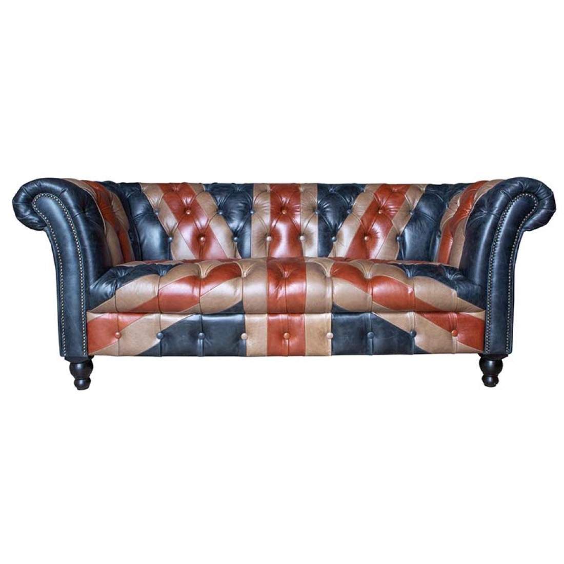 Gallagher 2 Seater Chesterfield Sofa Vintage Style Union Jack ...
